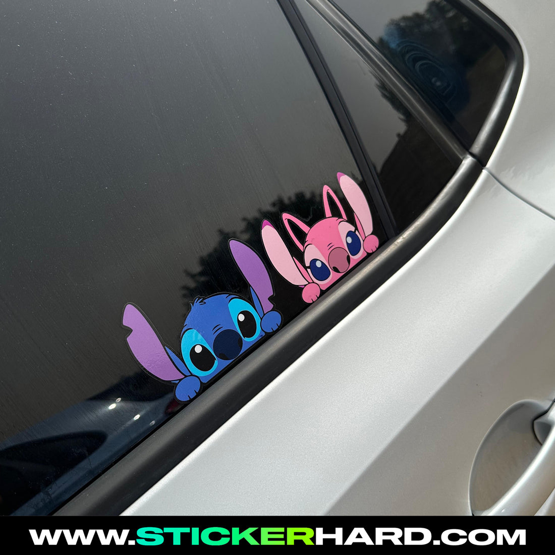 Peeker Sticker LILO & STITCH Rosa (Angel) – HARD.STICKER