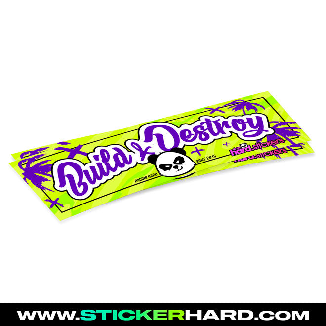 Slap Sticker BUILD & DESTROY – HARD.STICKER